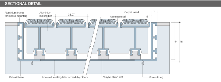 Entrance Mat for Deep Mat Wells | CS PEDIGRID®