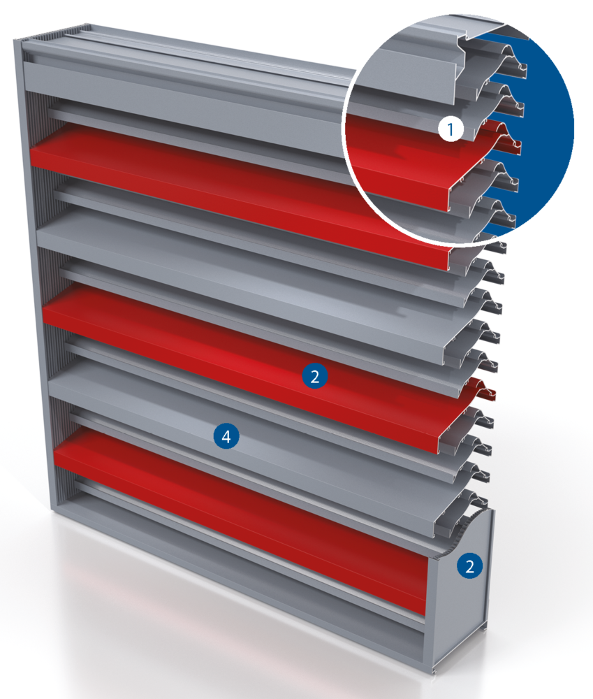 B-7505 Rain Defence Louvres
