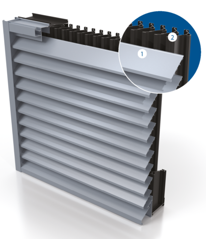 Architectural Line Rain Defence Louvres | Construction Specialties