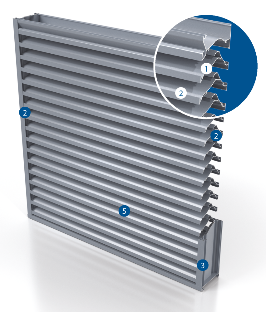 RSH-5700 Rain Defence Louvres